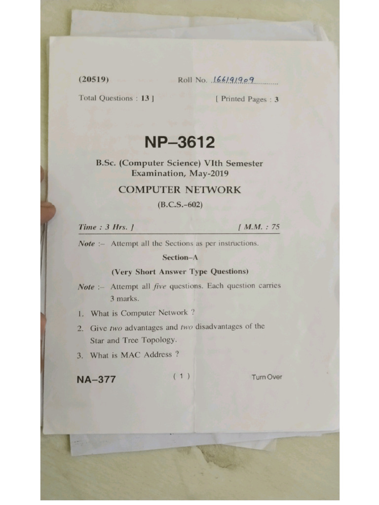 computer networks pyp | PDF