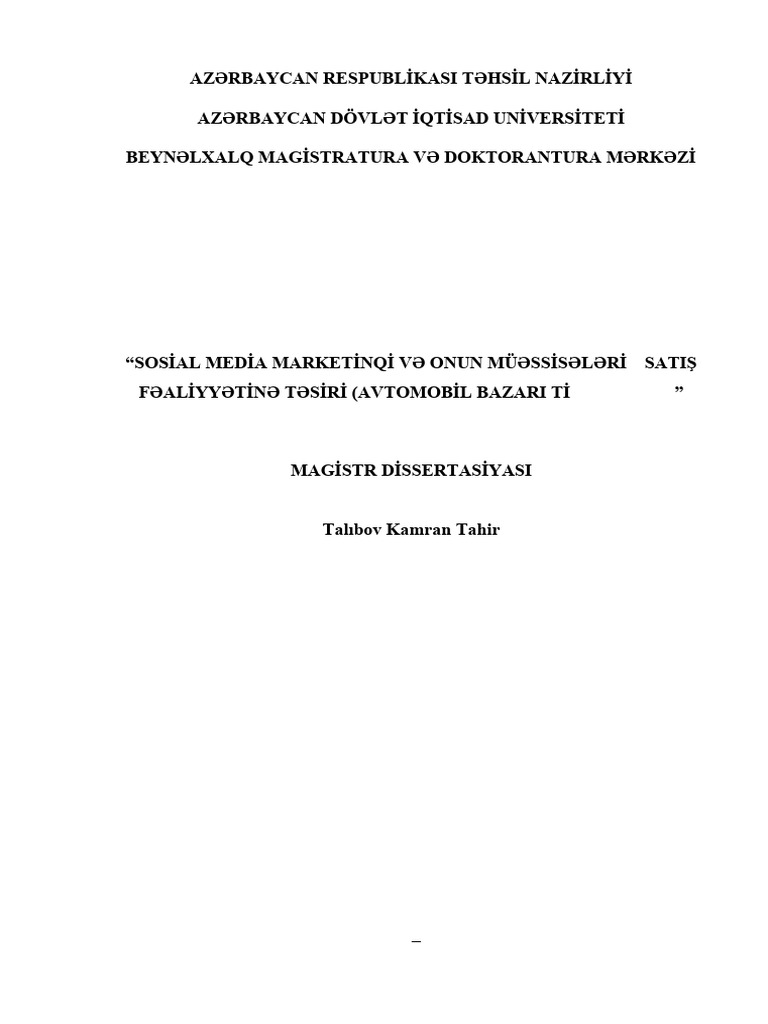 Tal Bov Kamran Tahir | PDF