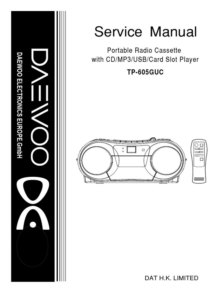 Portable Radio Cassette Manual | PDF | Frequency Modulation | Signal To ...