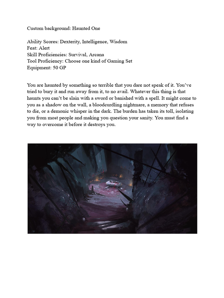 Adapted Haunted One | PDF