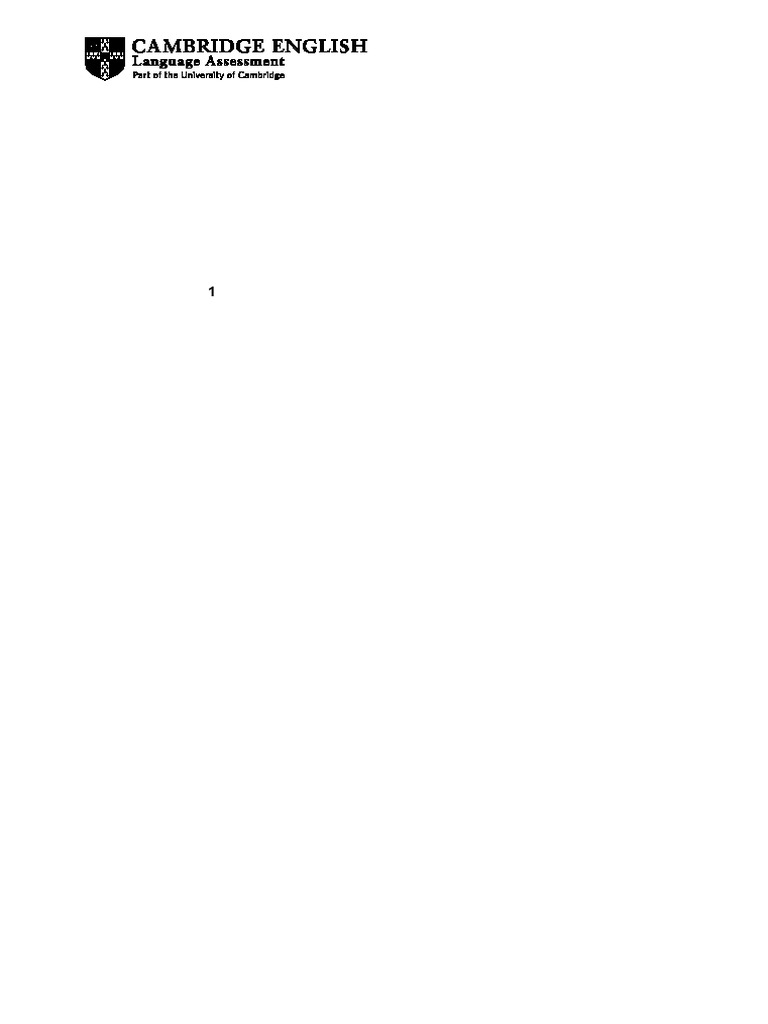 Reading FCE Sample | PDF | Student Assessment And Evaluation ...