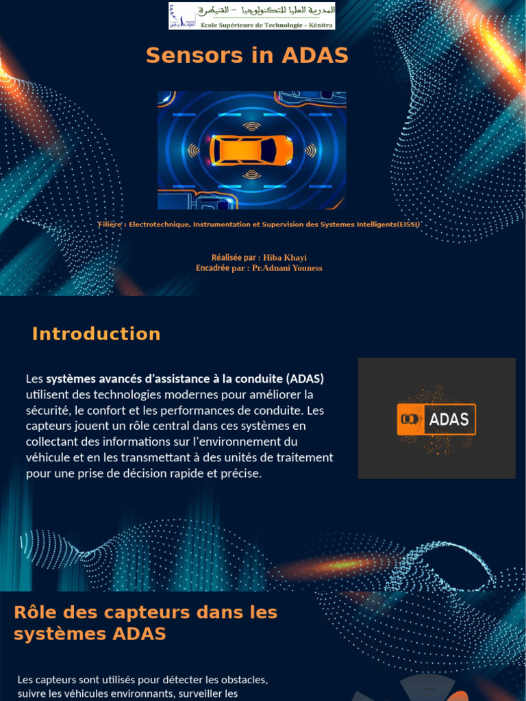 sensors in ADAS | PDF | Radar | Véhicules
