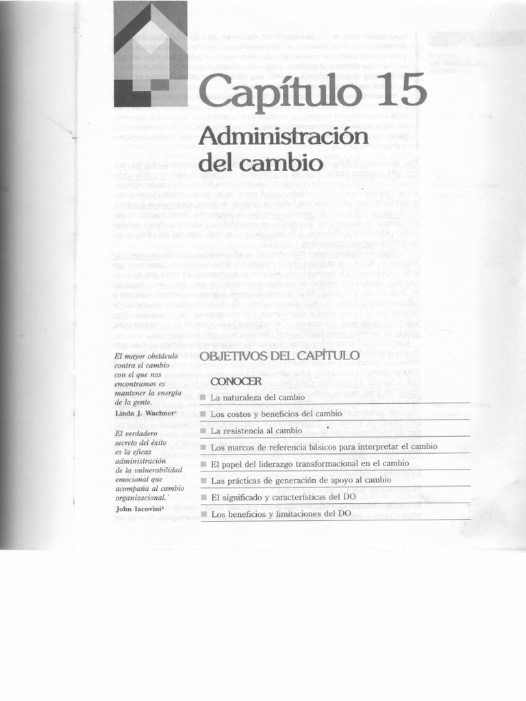 Davis & Newstrom - Comportamiento Humano en El Trabajo - Capitulo 15 | PDF