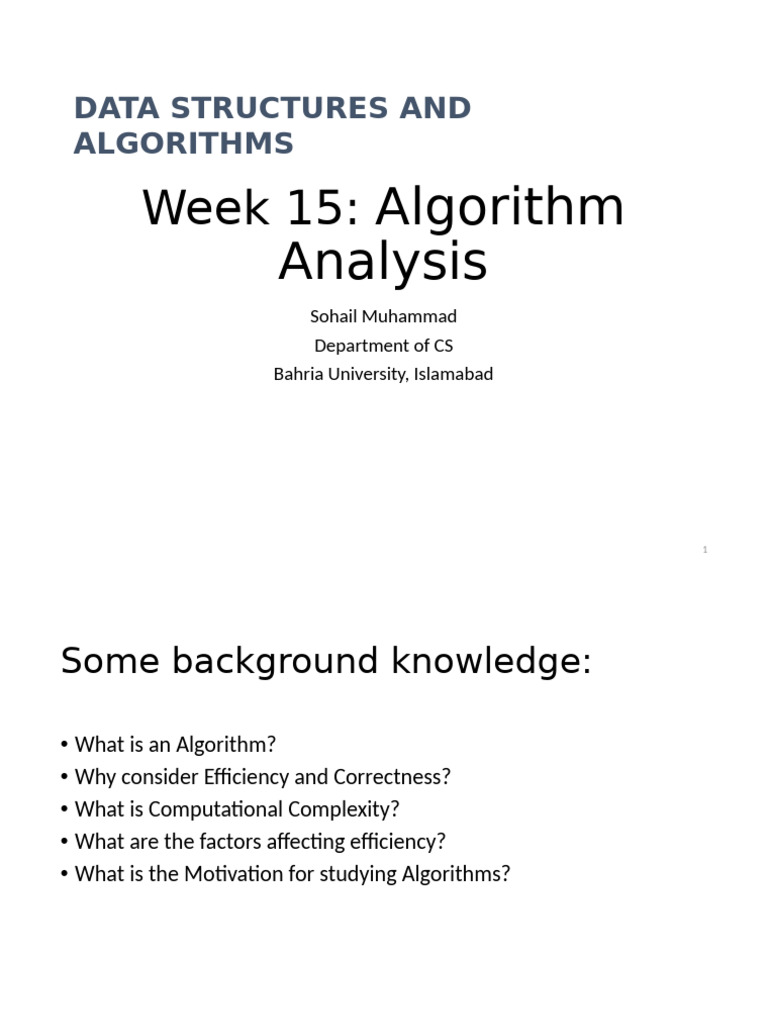Algorithm Efficiency and Analysis Guide | PDF | Algorithms | Algorithms ...