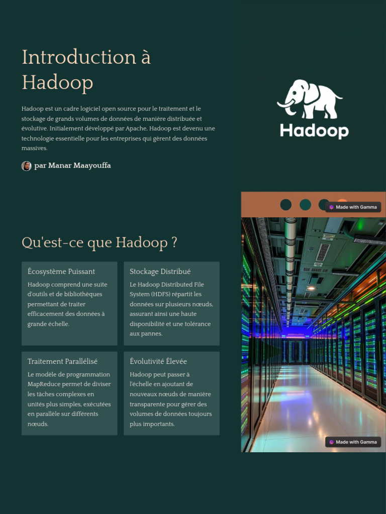 Introduction a Hadoop | PDF | Apache Hadoop | MapReduce