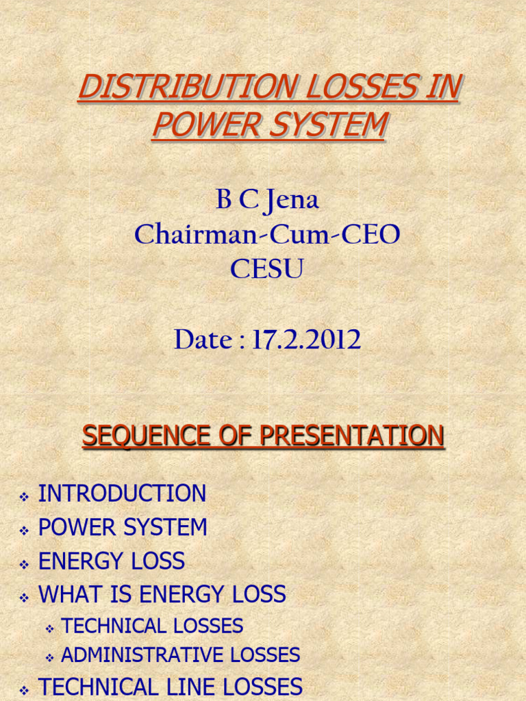 Distribution Losses in Power System (1) | PDF | Electric Power Distribution | Electric Power ...