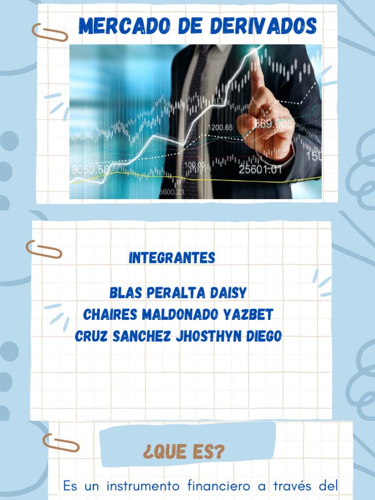 Mercado De Derivados Riesgos Y Beneficios Pdf Bolsa Contratos
