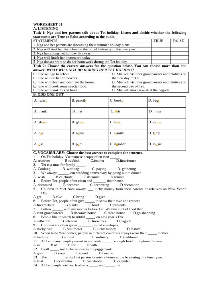 WORKSHEET 01 - SE4 | PDF