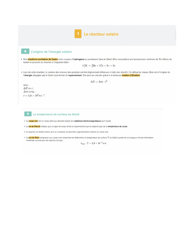 Fiche de revision ES PHYSIQUE 1ere | PDF
