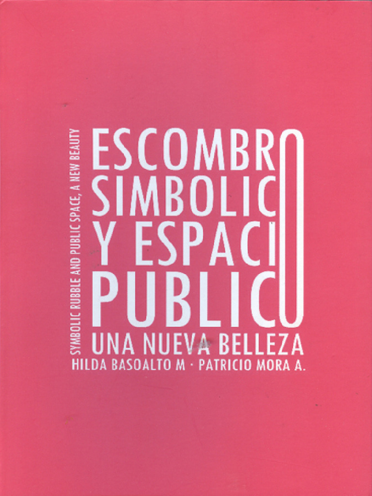 Escombro Simbólico y Espacio Público | PDF