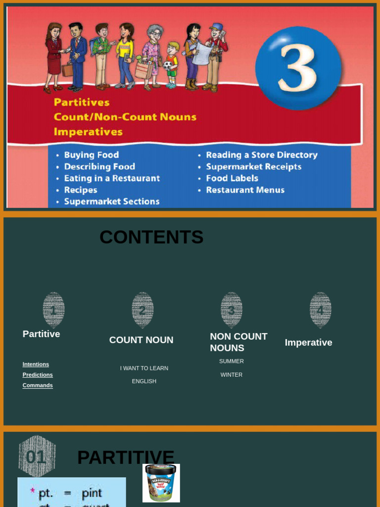 B1UNIT3 Partitive - Imperative | PDF