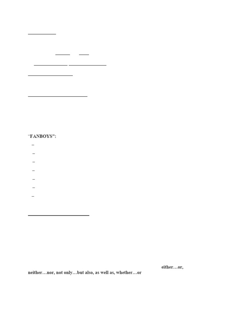 Understanding Conjunctions and Clauses | PDF | Clause | Language Mechanics