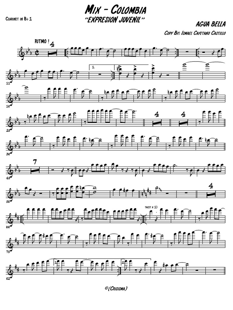 (Cumbia) Mix - Colombia-1 | PDF