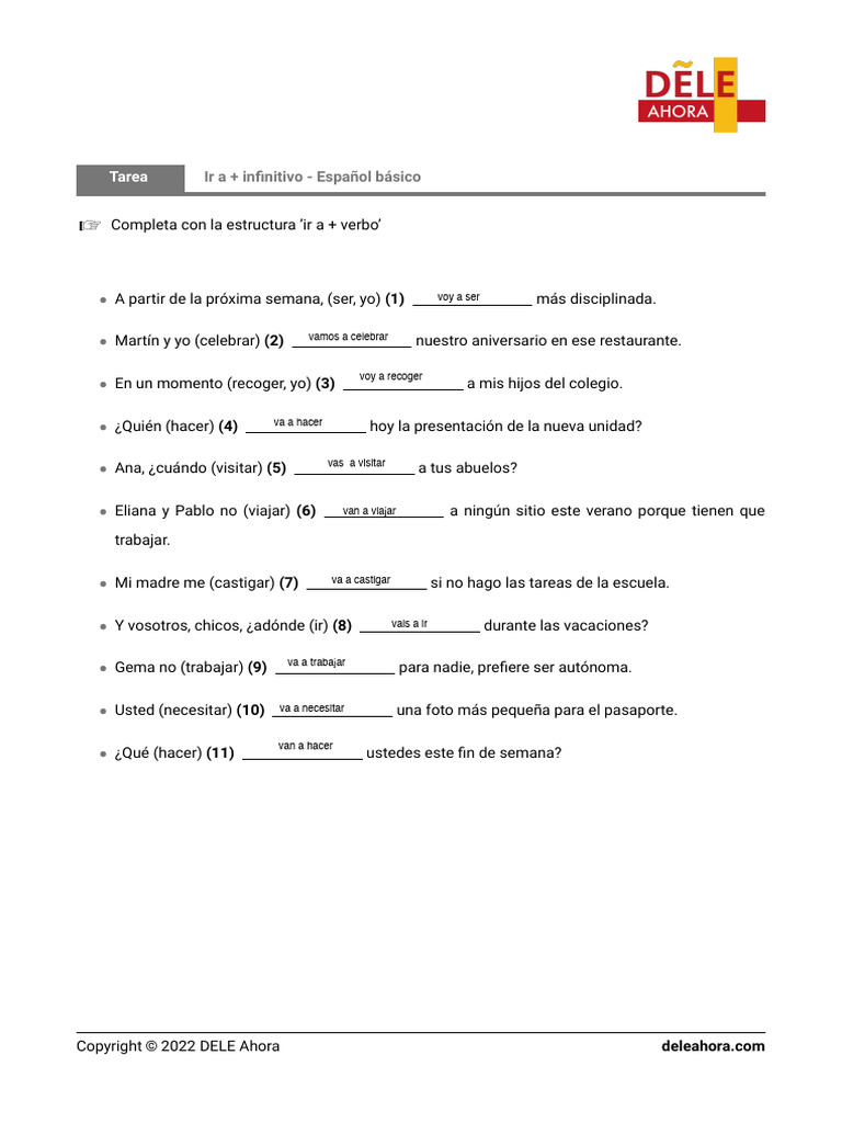 ir-a-infinitivo-espanol-basico | PDF