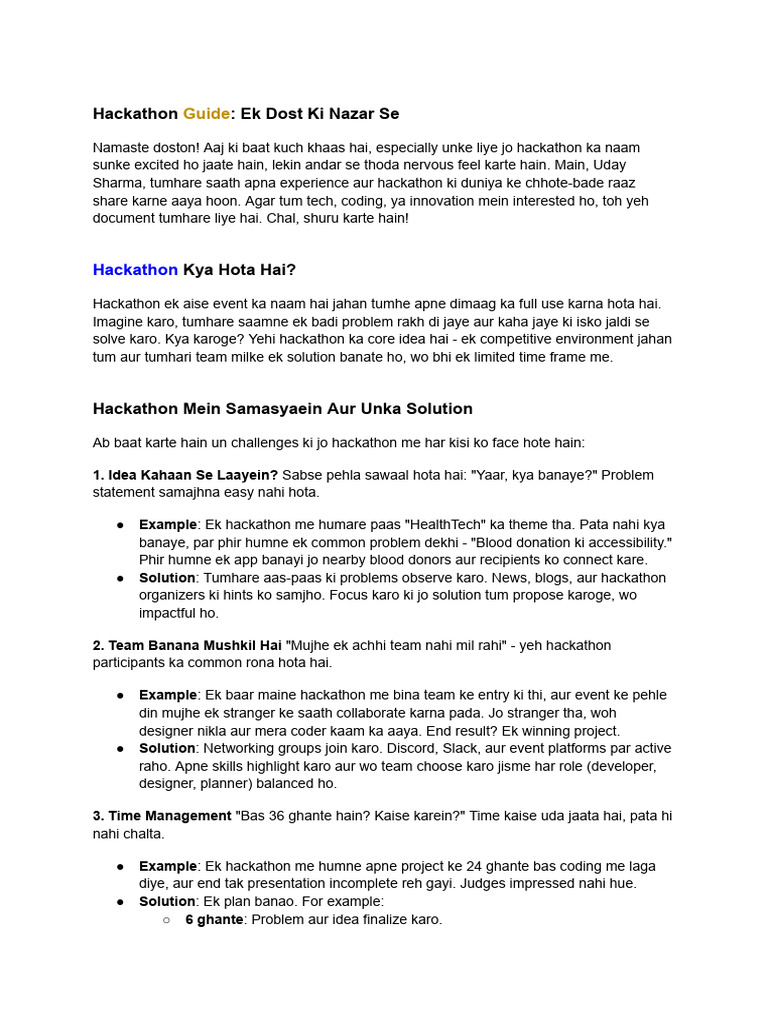 Hackathon Roadmap | PDF | Software Industry | Software Engineering