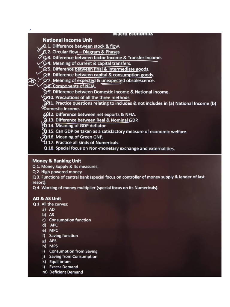 Imp Economics Ques | PDF
