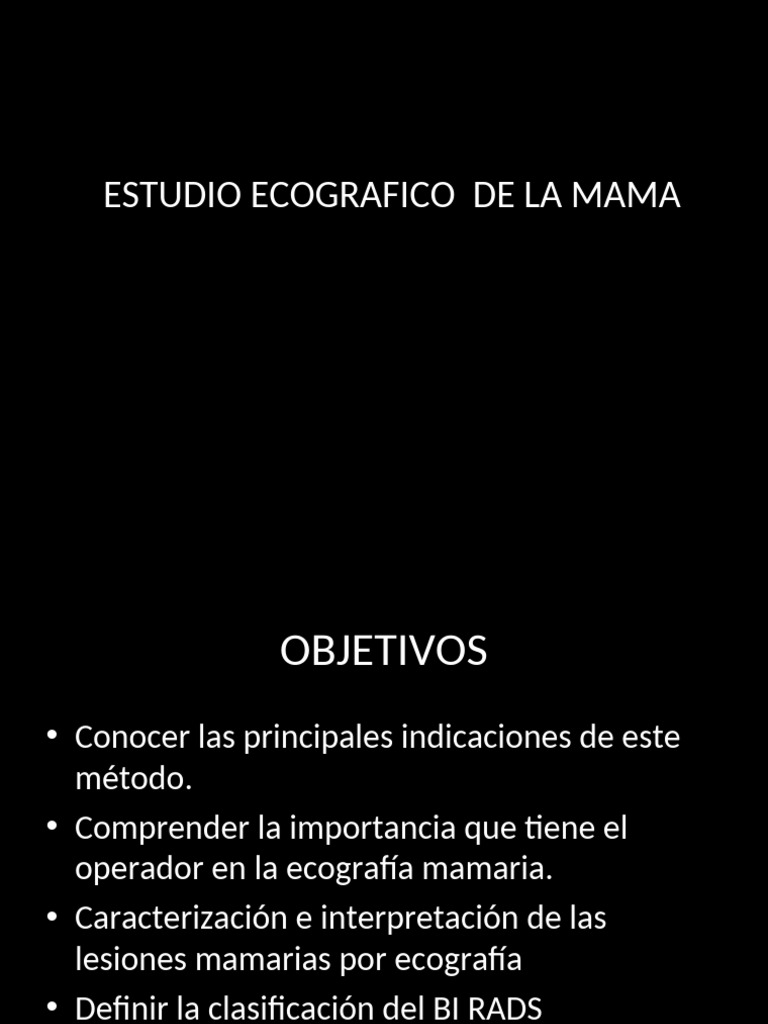 Ecografia de La Mama Resumen 2 | PDF | Pecho | Ultrasonido médico