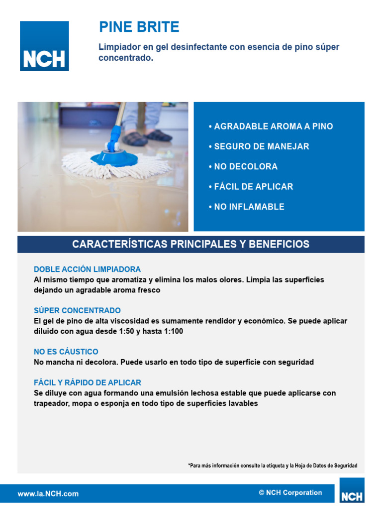 Ficha Tecnica MX Pine Brite - 2022 | PDF