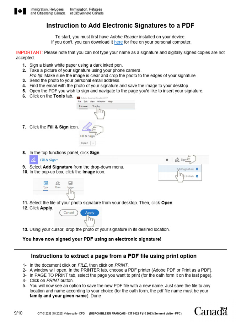 Adding Sign in PDF | PDF