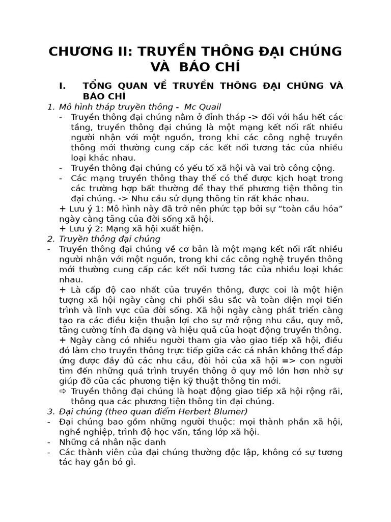 Chương Ii - LTTT | PDF