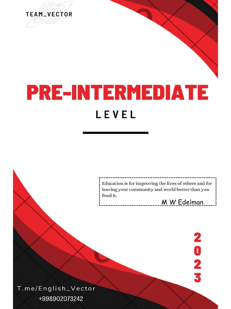 Pre Intermediate Lesson 1 | PDF