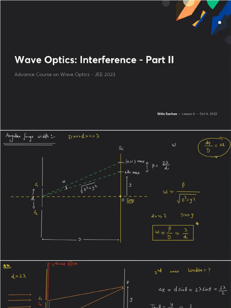Wave_Optics_Interference__Part_II_with_anno | PDF
