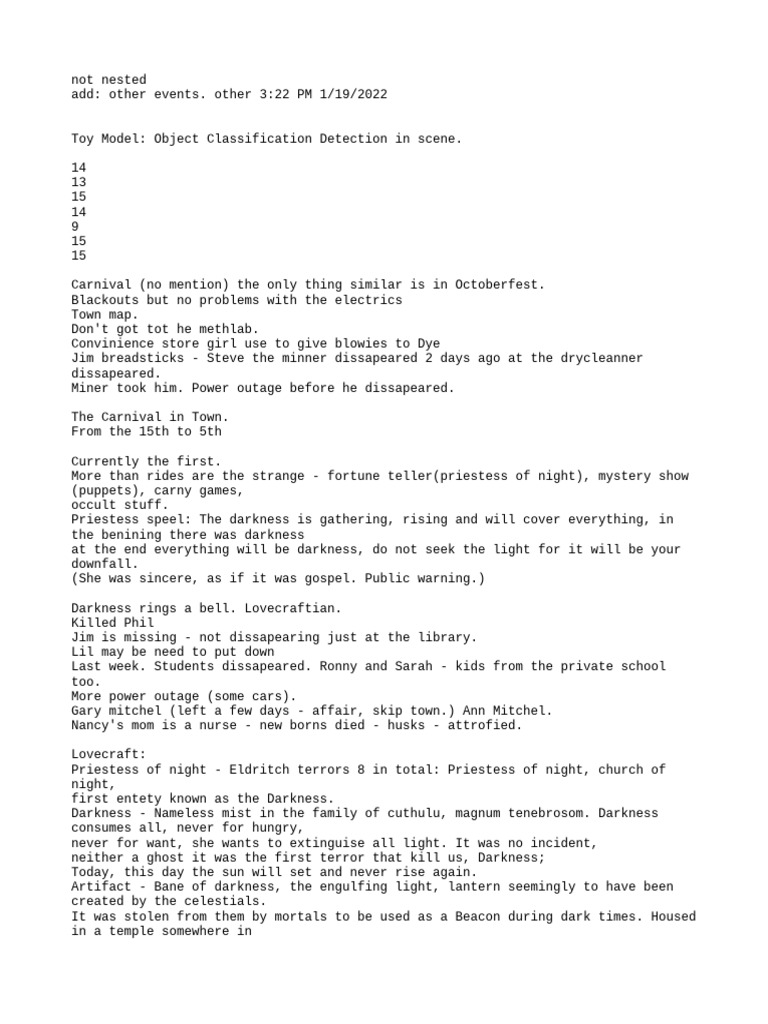 Horror One Shot | PDF