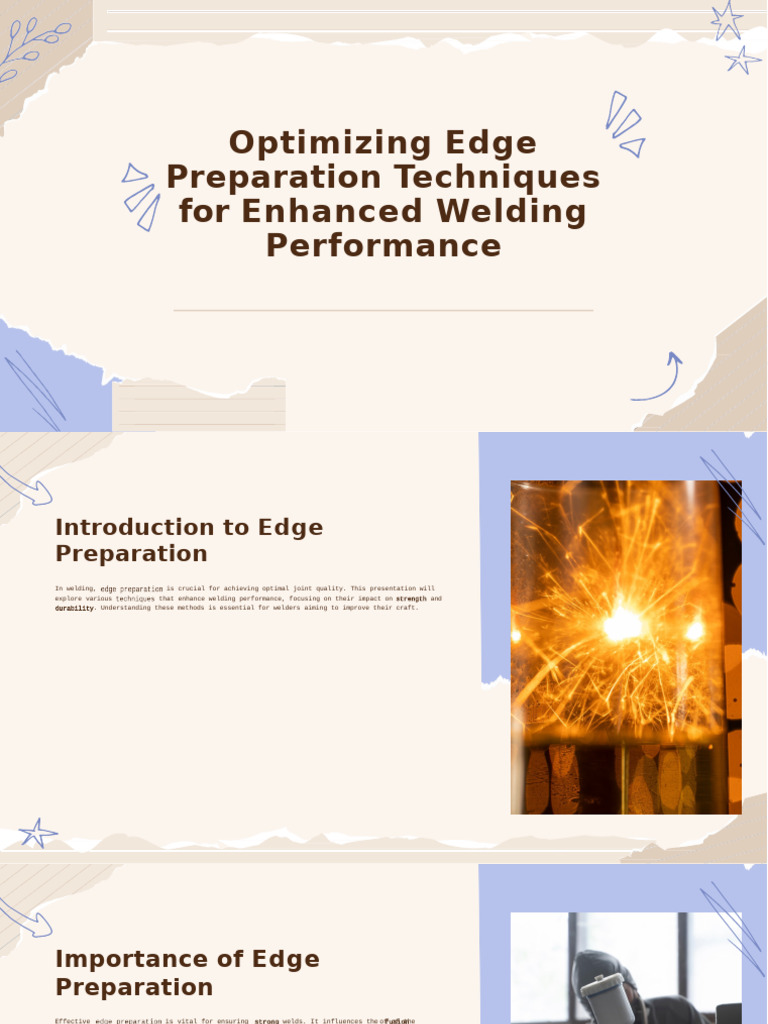 Edge Preparation Techniques for Welding | PDF | Welding | Construction