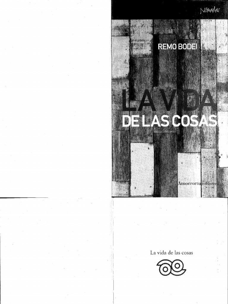 Bodei La Vida de Las Cosas | PDF