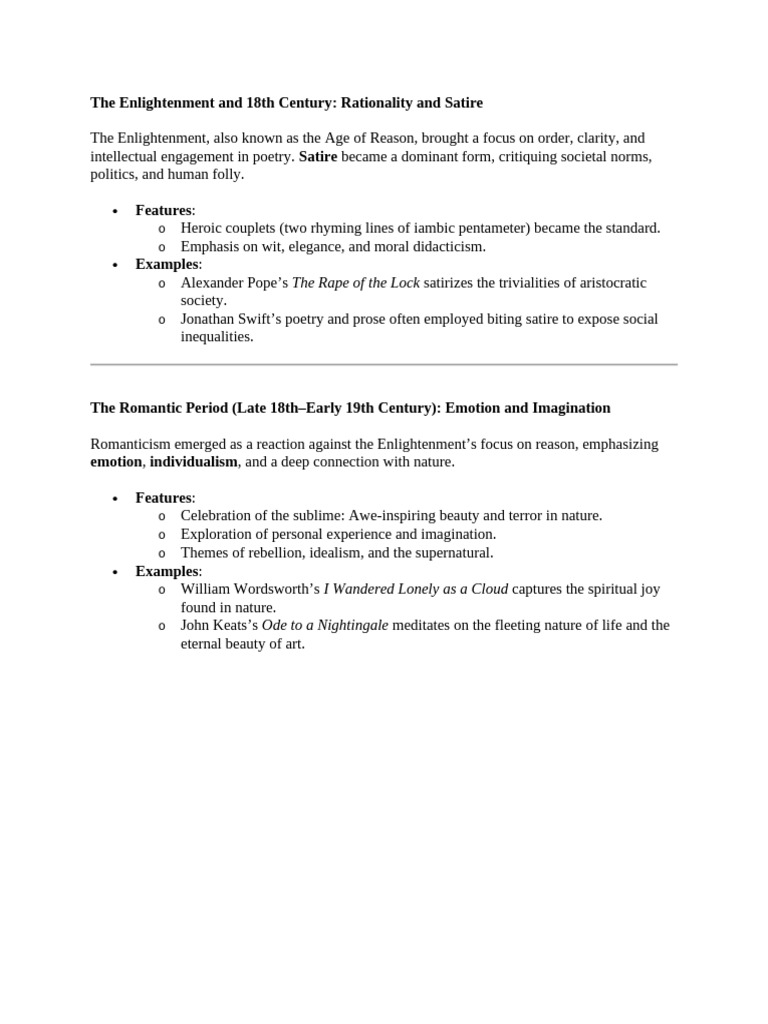 The Enlightenment and 18th Century | PDF