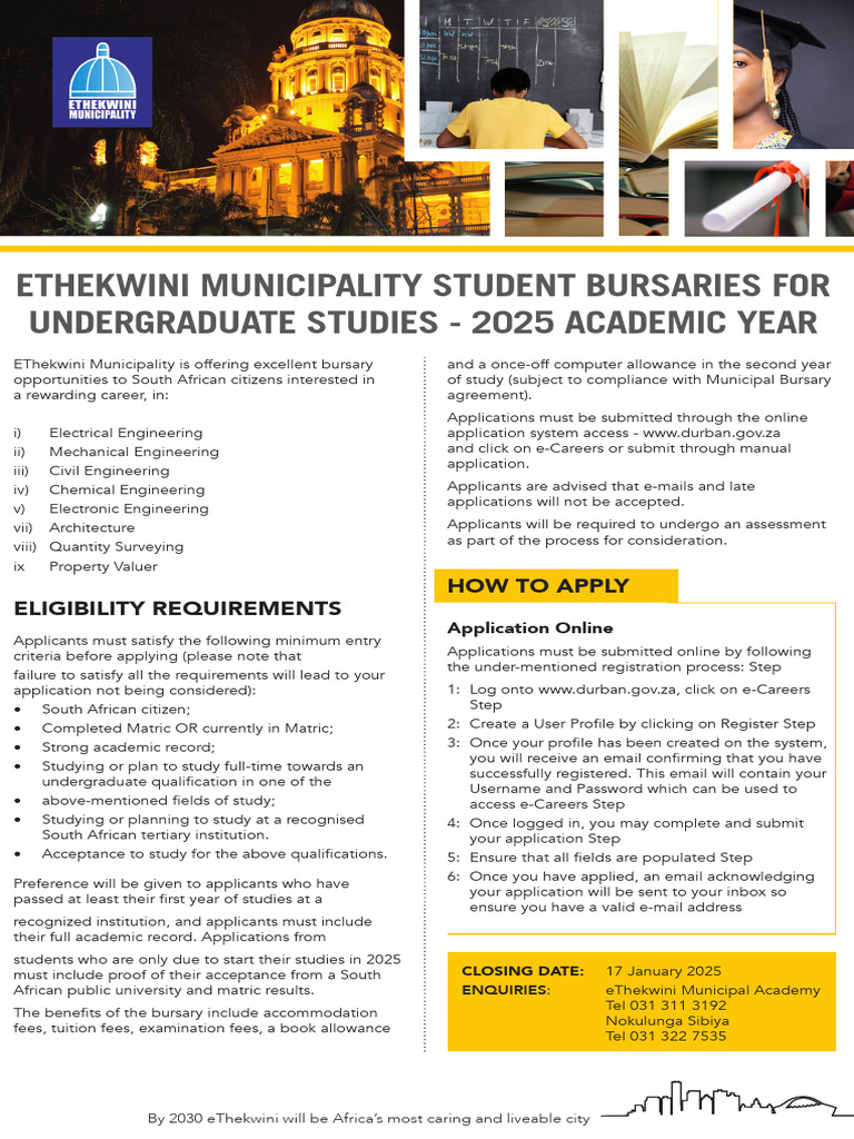 STUDENTS Bursaeies - Advert | PDF | Engineering