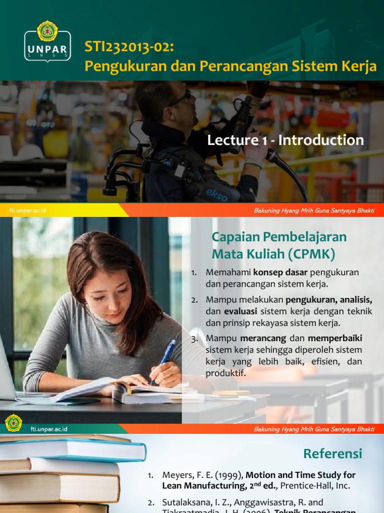 Pengukuran dan Perancangan Sistem Kerja | PDF