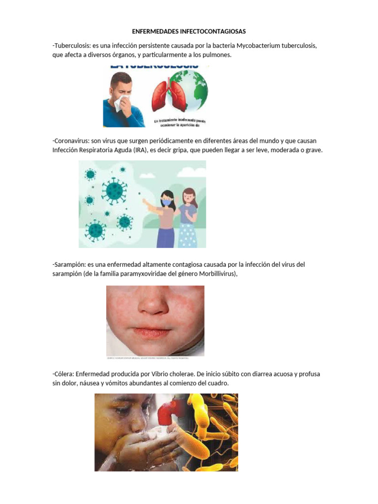 ENFERMEDADES INFECTOCONTAGIOSAS | PDF