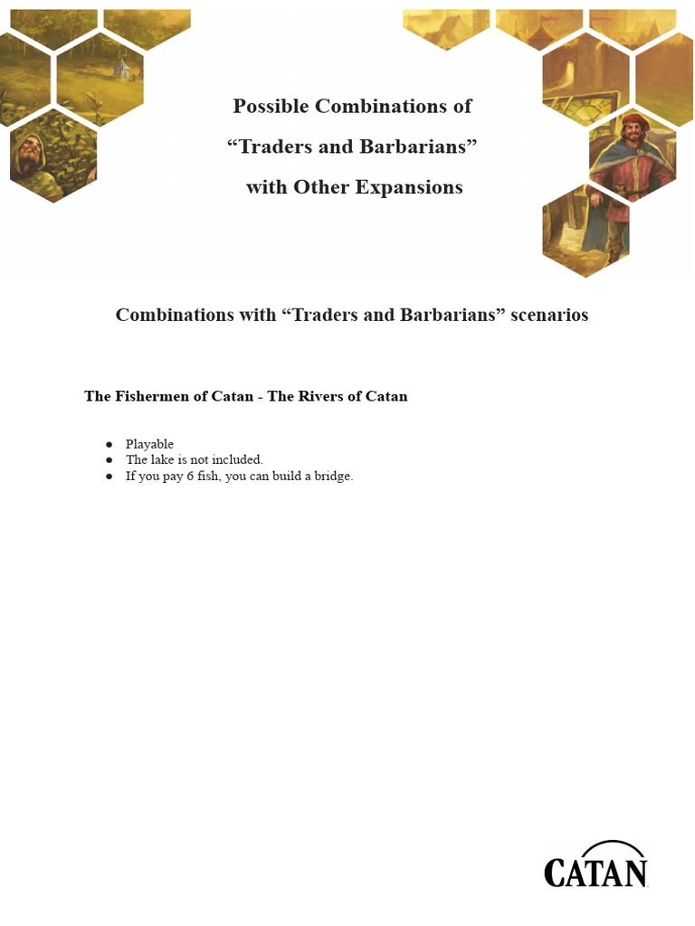 The Fishermen of Catan - The Rivers of Catan | PDF