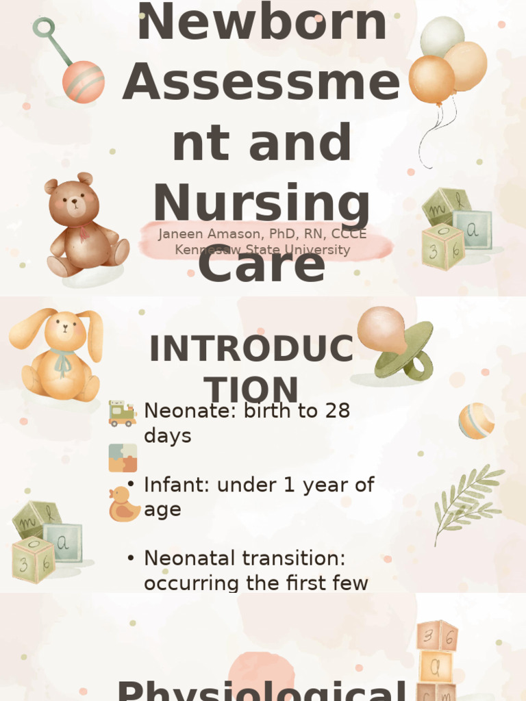 Newborn Assessment and Hydrospadias Care | PDF | Medical Specialties