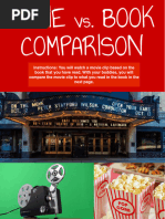 Book vs. Movie Comparison Guide | PDF | Essays | Books