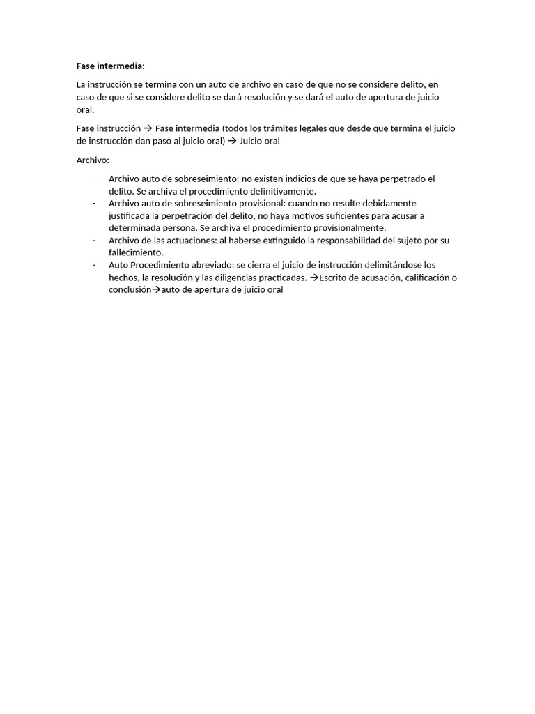 Fase Intermedia | PDF