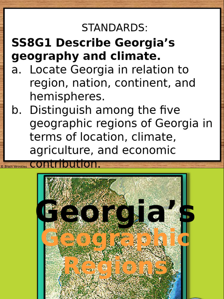 GA Geographic Regions 17-18 | PDF | Appalachian Mountains | Georgia (U ...