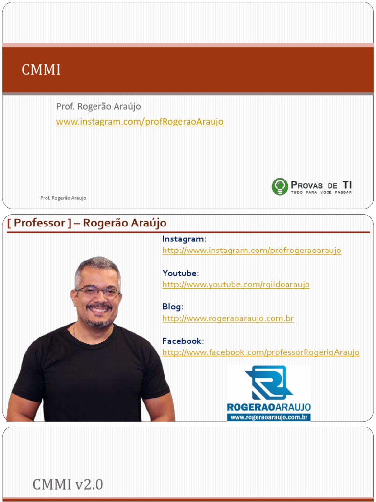 Estrutura do Modelo CMMI v2.0 | PDF | Despesa | Custo