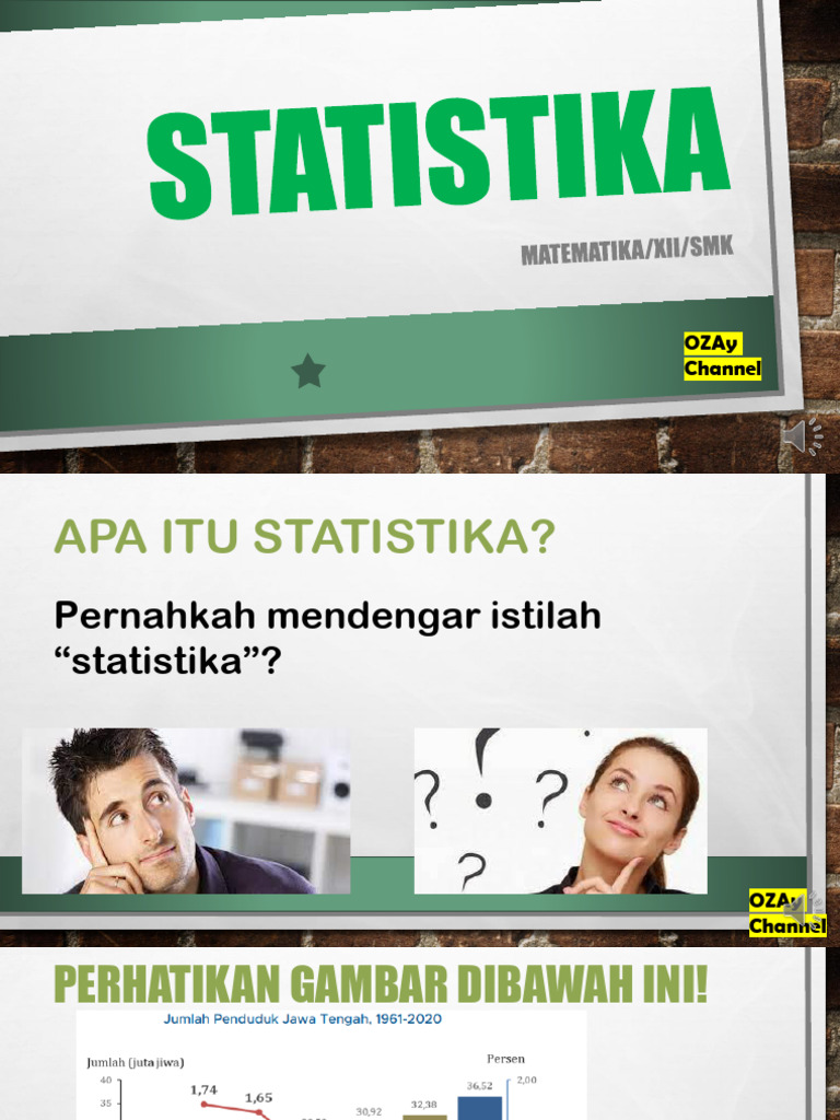 19 Statistika (1 Apa Itu Statistika) | PDF