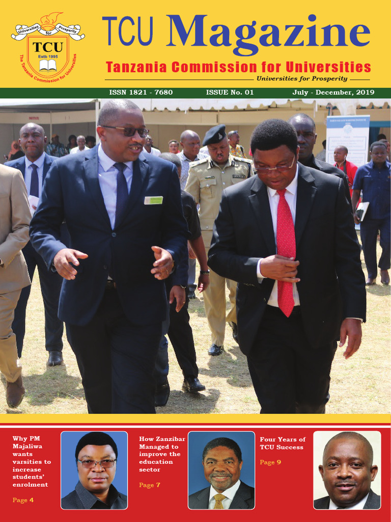 Tcu Magazine - Issue No. 01 | PDF | University | Tanzania