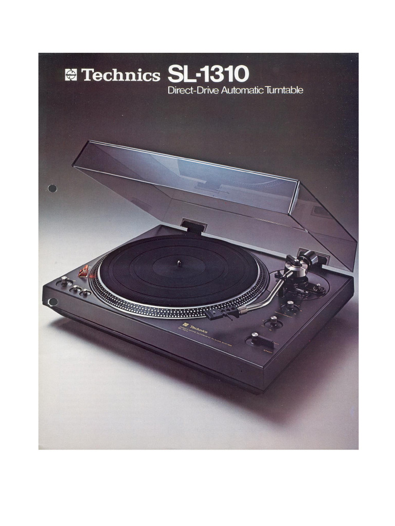 Technics SL 1310 Brochure | PDF