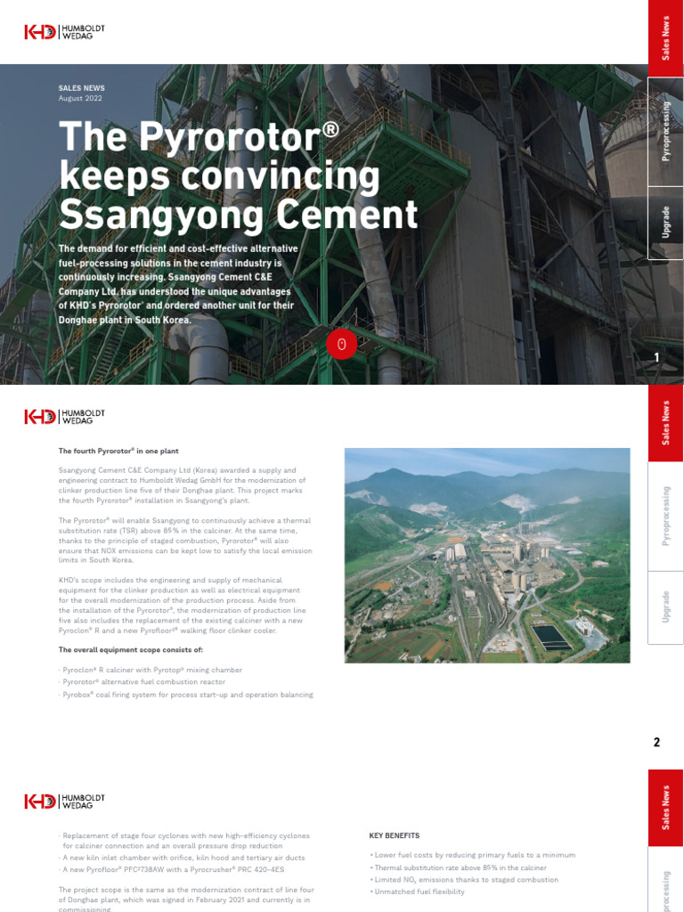 2208 - KHD Sales News Fourth Pyrorotor For Ssangyong Donghae | PDF ...