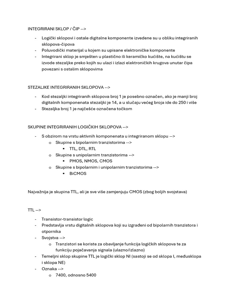 Digitalna Logika Skripta | PDF