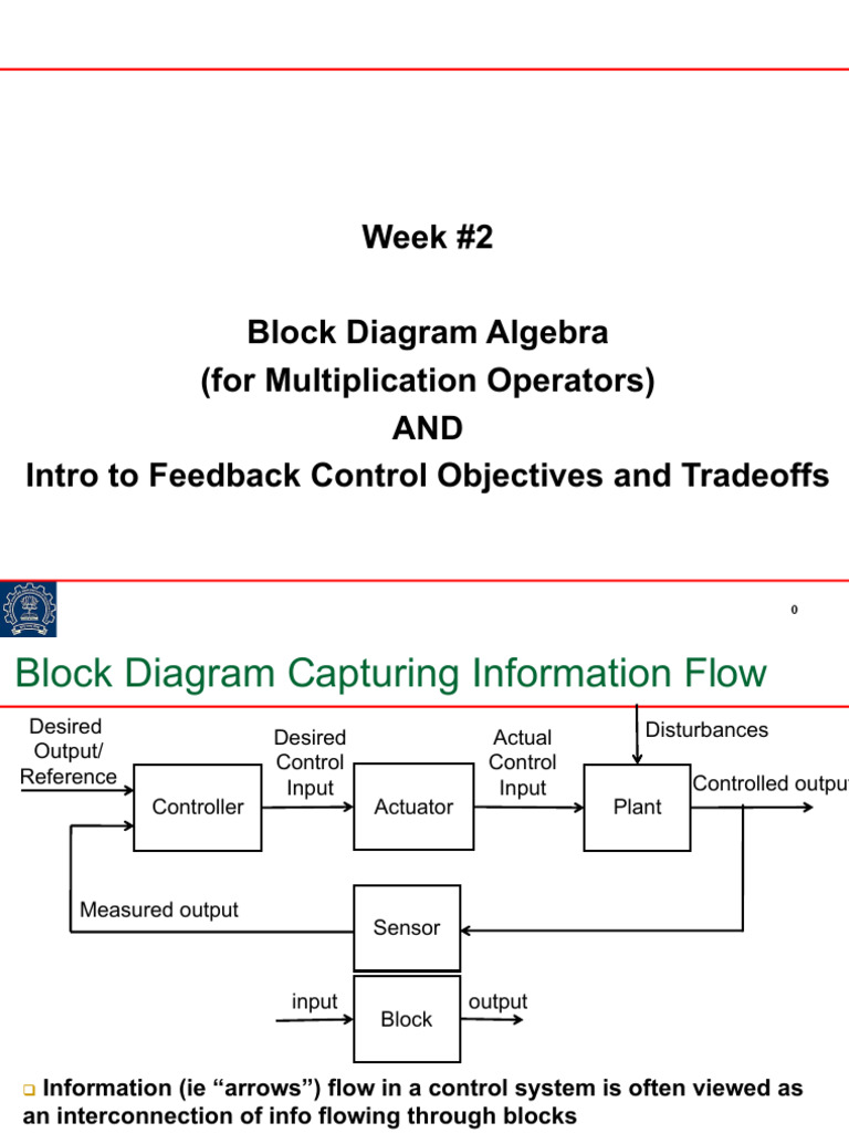 ME311 Autumn2024 Wk2 IntroToBlockDiagramAlgebra | PDF | Computer Engineering | Applied Mathematics