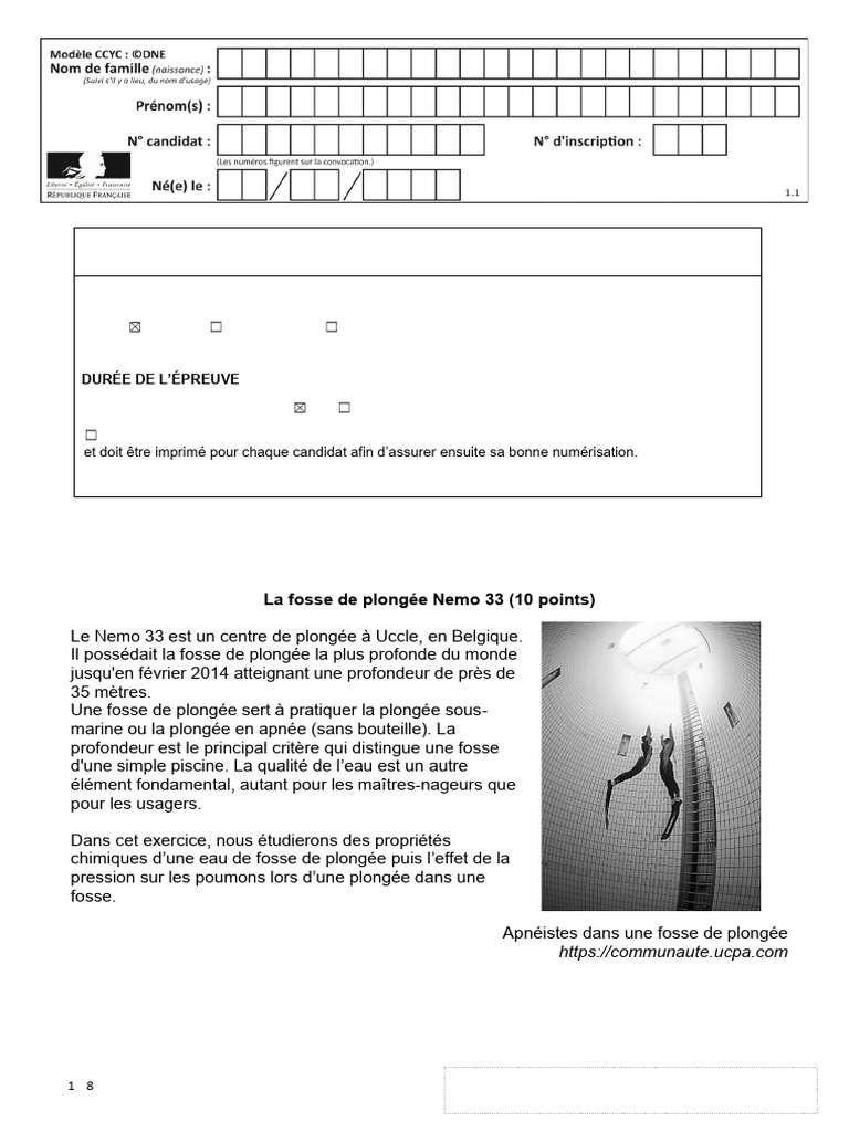 Propriétés de la fosse Nemo 33 | PDF | Diode électroluminescente | L ...