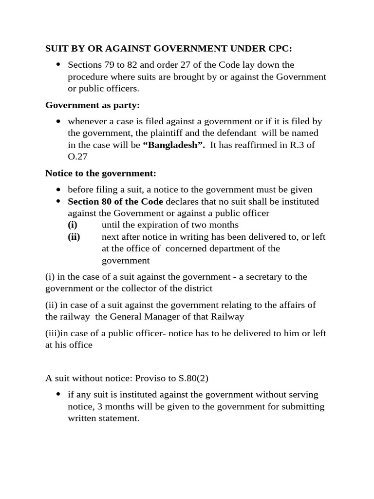 Government Suit | PDF | Lawsuit | Justice