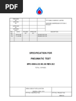 Rreinforcement Pad Leak Test Procedure | PDF | Leak | Calibration