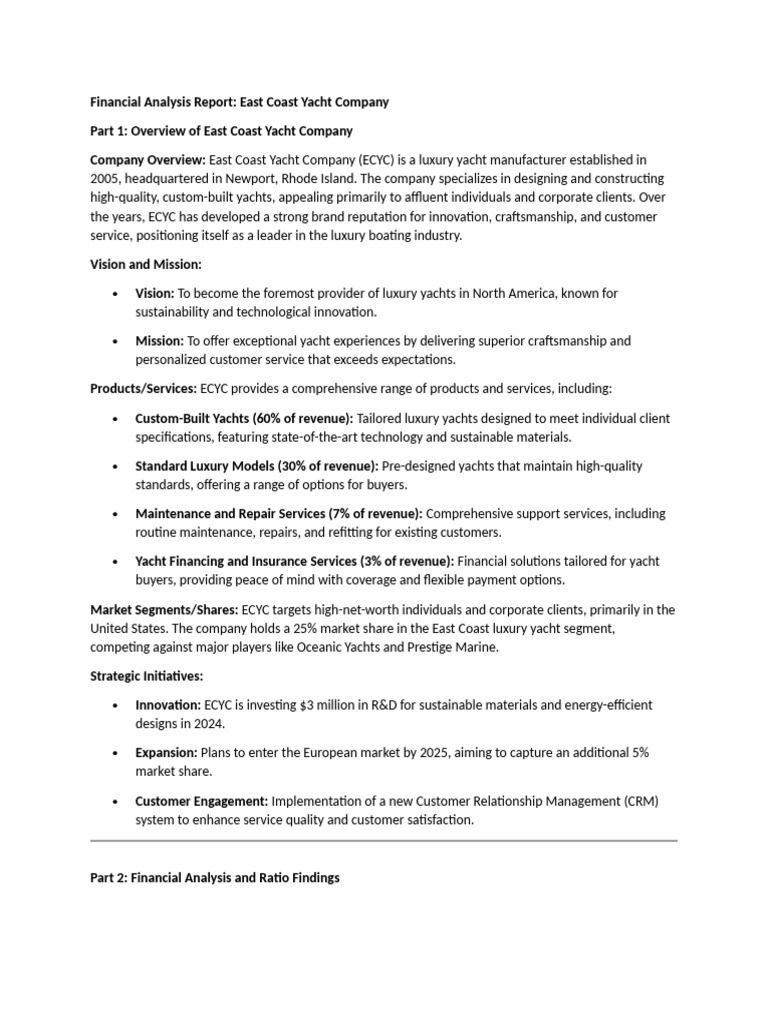 Financial Analysis Report | PDF | Equity (Finance) | Gross Margin