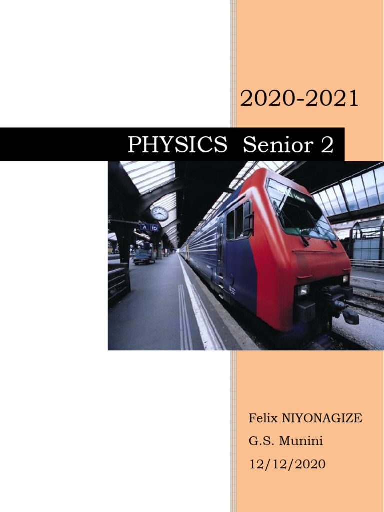 PHYIS S2 NOTE 1yyy | PDF | Friction | Observational Error